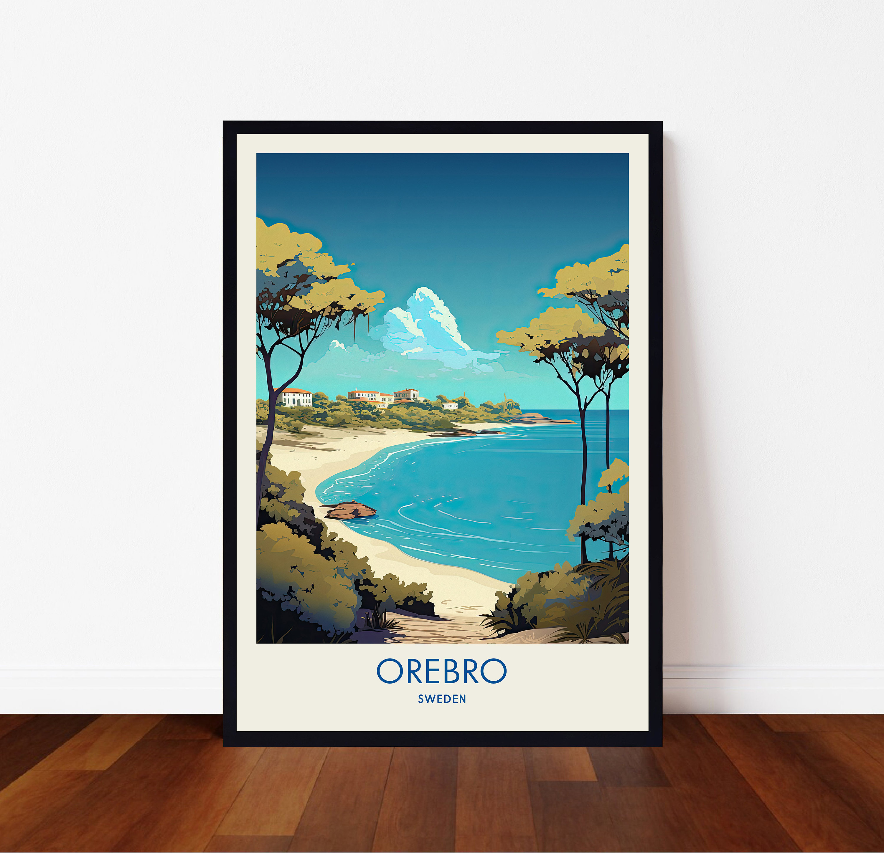Orebro Poster Orebro Art Sweden Poster Sweden Print Sweden - Etsy