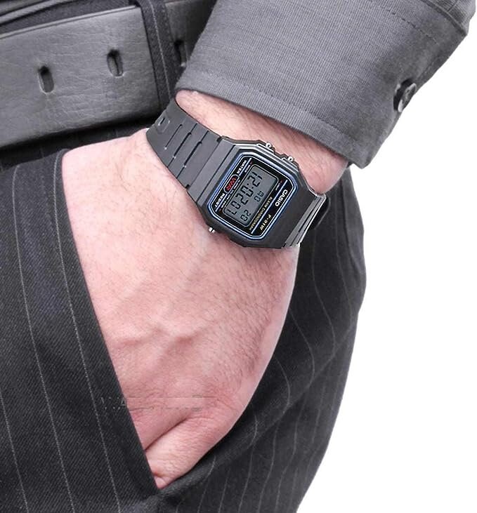 Casio Men's Classic Digital Watch With Resin Strap in Black Water ...