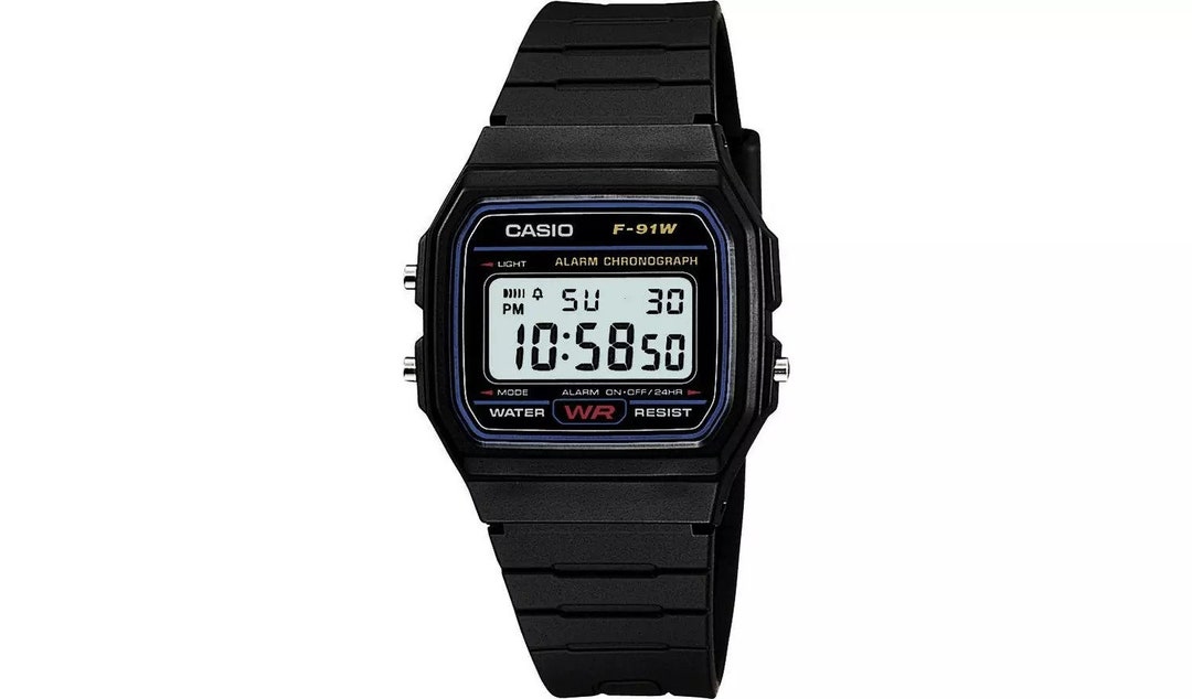 Casio Men's Classic Digital Watch With Resin Strap in Black Water ...
