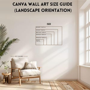 Landscape Wall Art Size Guide, Frame Size Guide, Landscape Poster Size ...