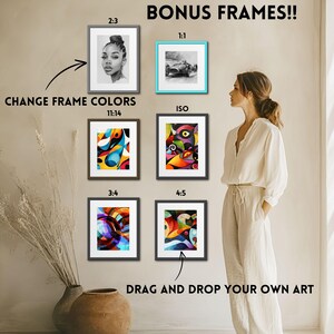 Model Wall Art Size Guide (portrait), Photo Size Guide, Poster Size ...