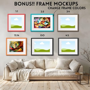 Sofa Wall Art Size Guide Landscape, Photo Size Guide, Poster Size Chart ...