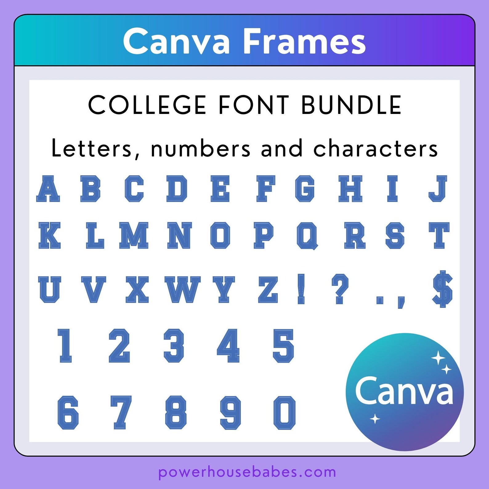 College Font Bundle, College Font Svg, College Fonts, Chenille Numbers ...
