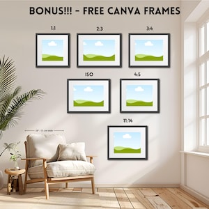 Landscape Wall Art Size Guide, Frame Size Guide, Landscape Poster Size ...