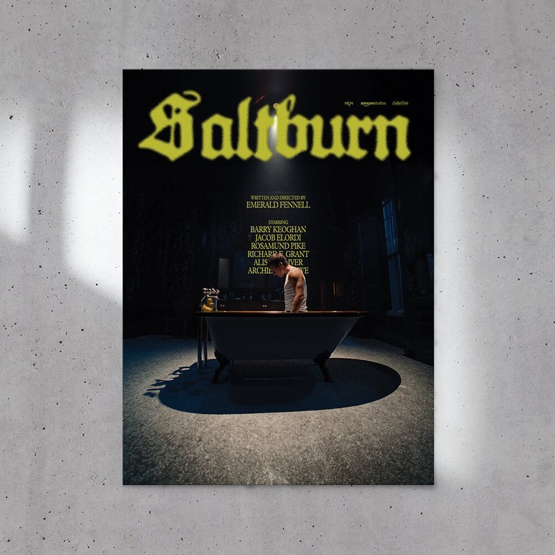 Saltburn Movie Poster Digital Download, Original Design, Printable Wall ...