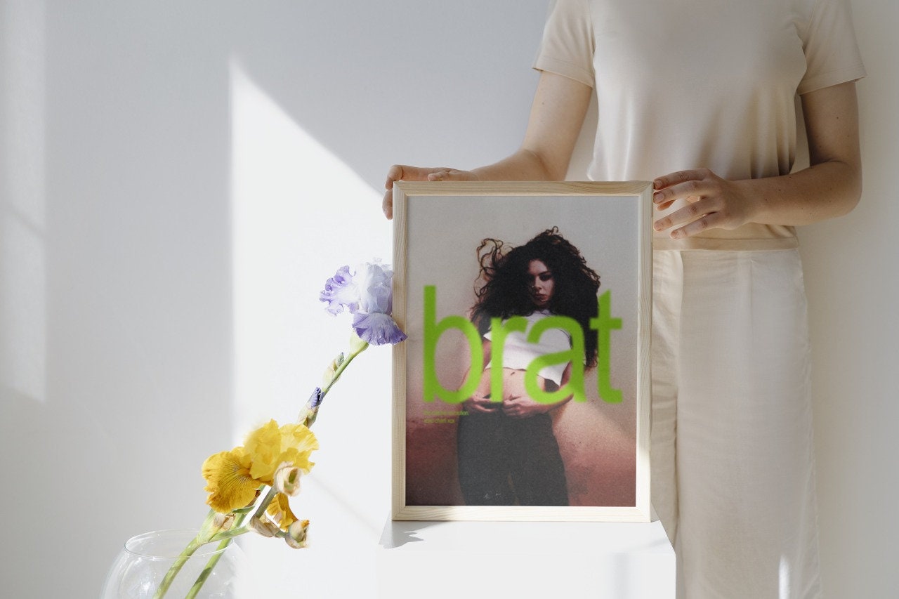 Charli XCX Brat Poster Digital Download, Original Design, Printable ...