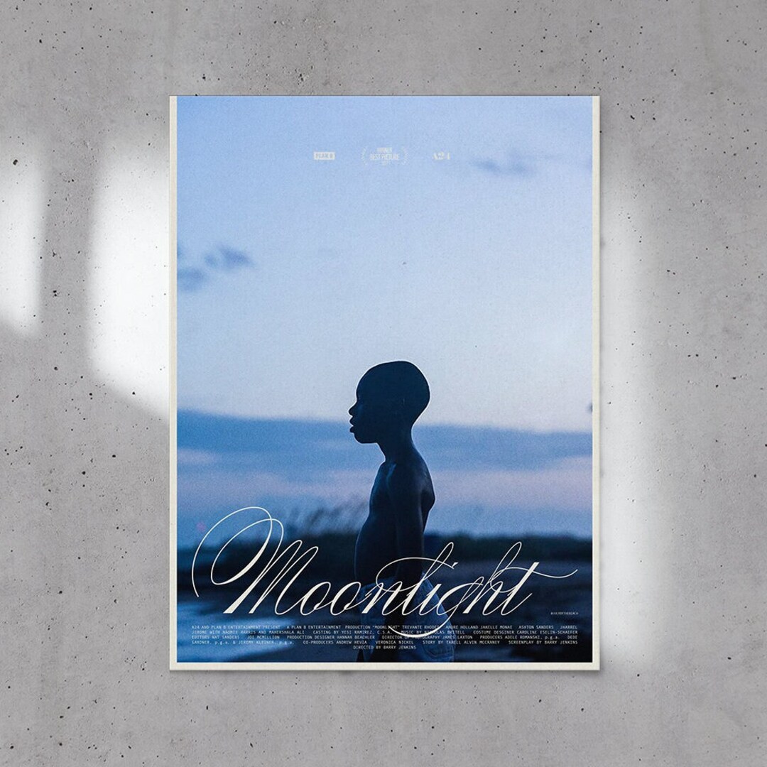 Moonlight Poster Digital Download, Original Design, Printable Wall Art ...