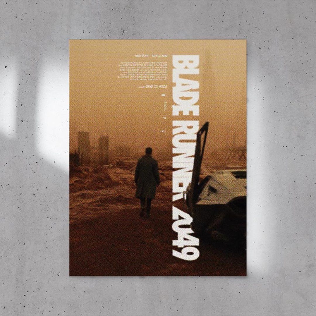 Blade Runner 2049 Movie Poster, Original Design Printable Wall Art ...