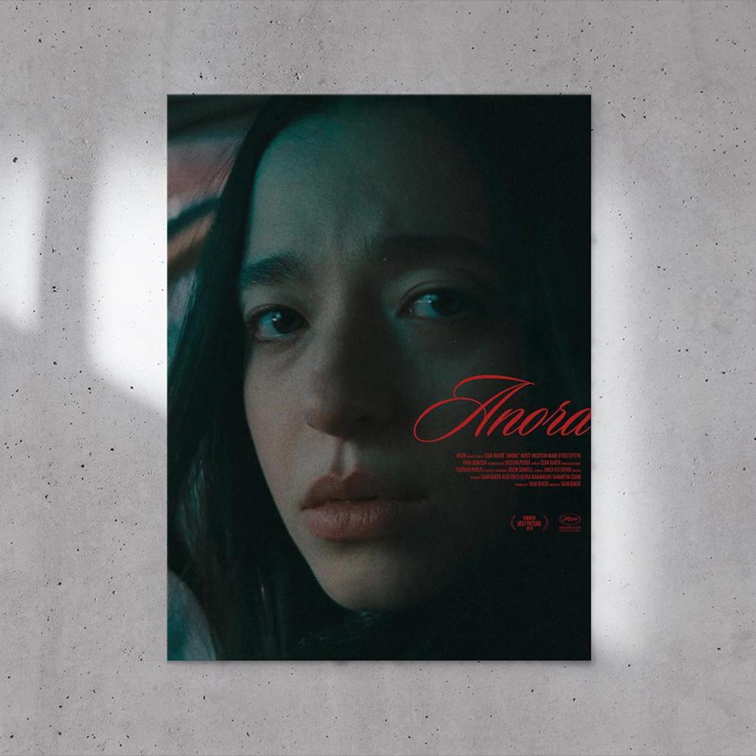 Anora Poster Digital Download, Original Design, Printable Wall Art ...