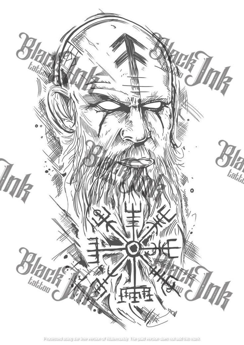 Skull Tattoo Stencil Set – 5 Unique Designs for Bold Ink - Etsy