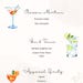 Printable Watercolor Cocktail Menu Template, Stickers Included ...