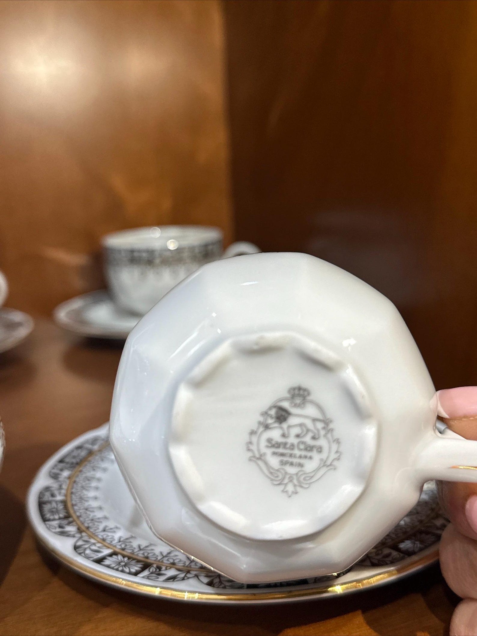 Santa Clara Porcelain Coffee Set Spain - Etsy