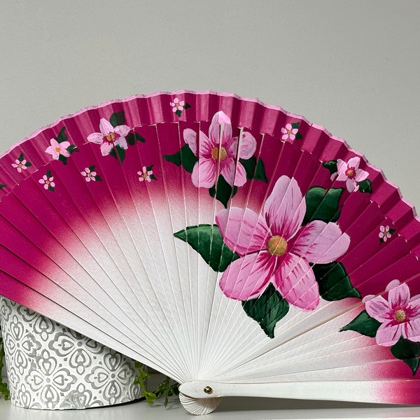 Hand Painted Fan - Etsy