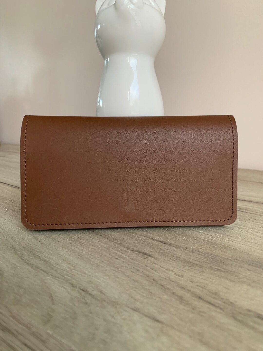 Rolling Tobacco Pouch, Cigarette Rolling Paper Storage, Brown Leather ...