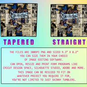 Wizard School Tumbler Wrap PNG, Instant Download 20oz Tumbler PNG Wraps ...