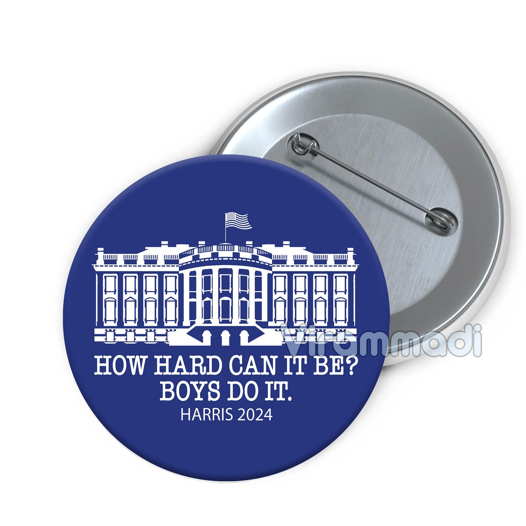 Kamala Harris Pin Button,campaign Pin, Harris 2024 Pin, Madam President ...