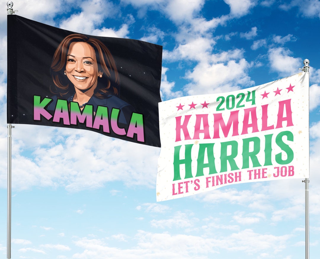 Kamala Harris Flag, Democrat House Flags ,US Election 2024 Yard Sign, I ...