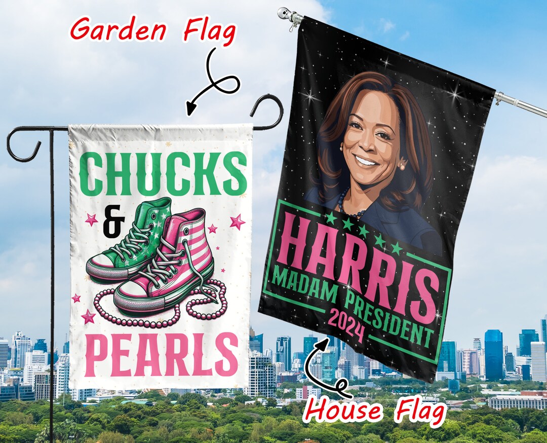 Kamala Harris Flag, Democrat House Flags, US Election 2024 Sign, Let's ...
