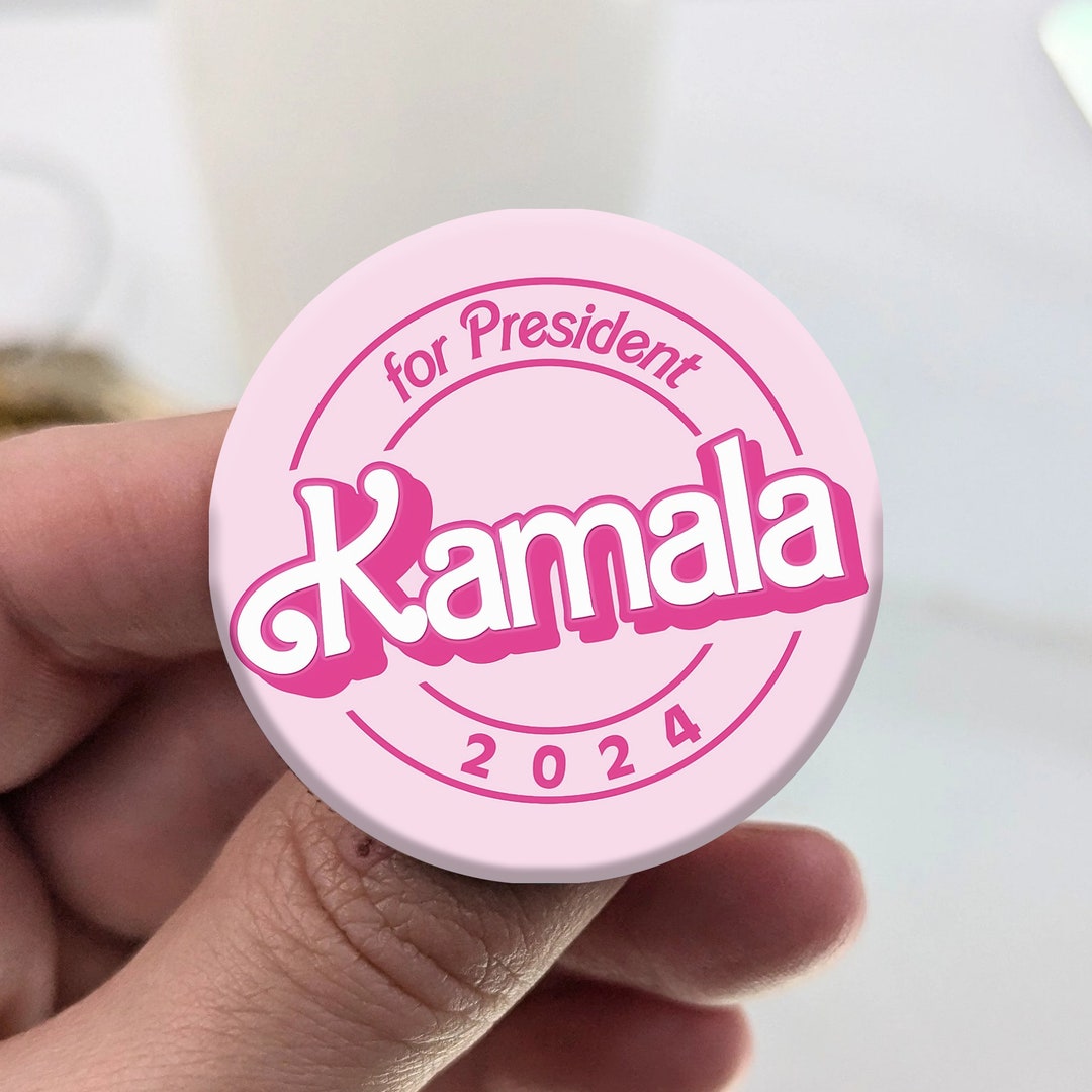 Kamala Harris Pin Button, Campaign Pin, Supportive Badge for US ...