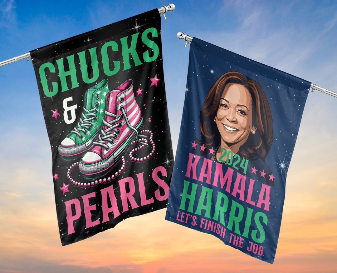 Kamala Harris Flag, Democrat House Flags, US Election 2024 Sign, Let's ...