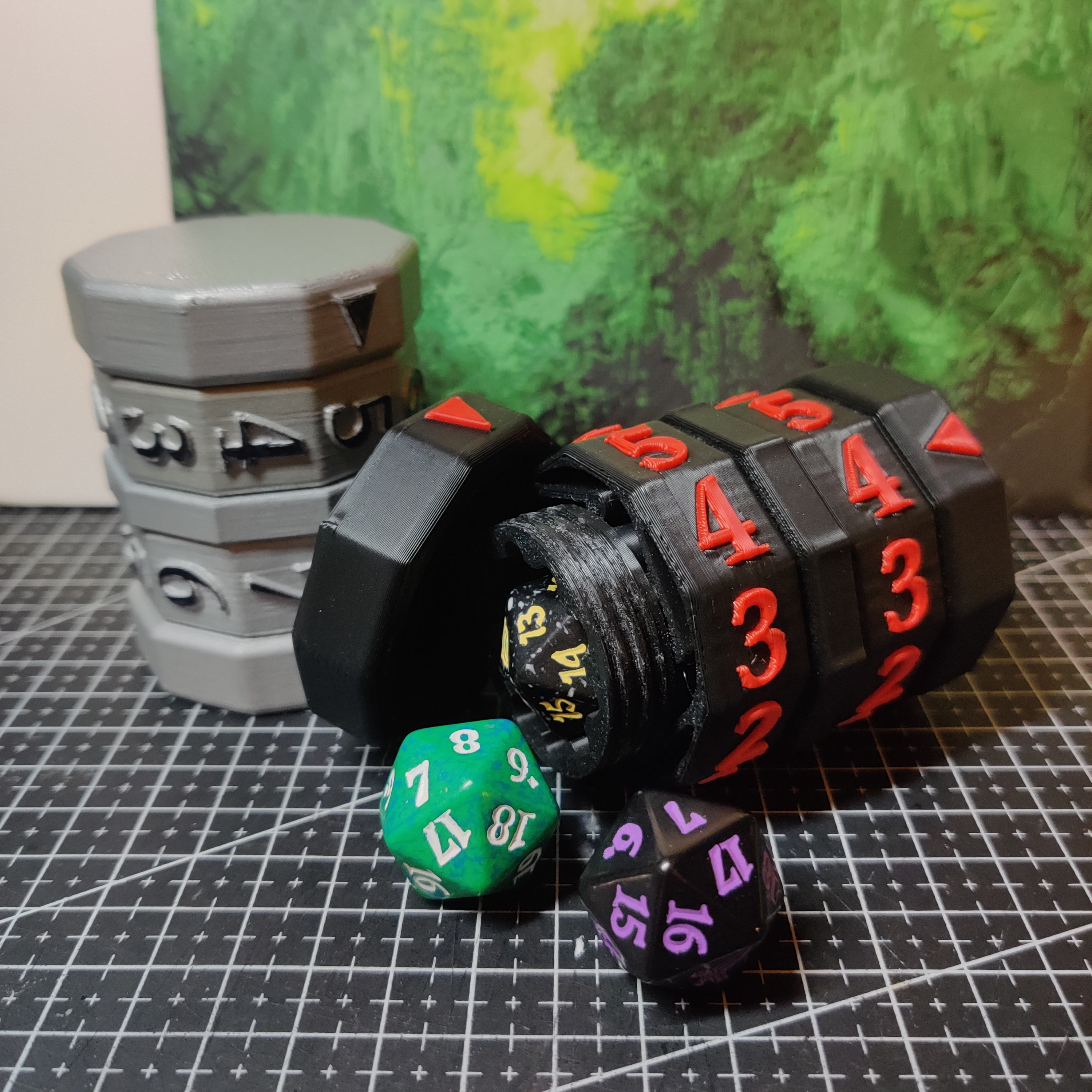 Tabletop Life, Health Points, Etc. Tracker/counter and Dice Storage for ...