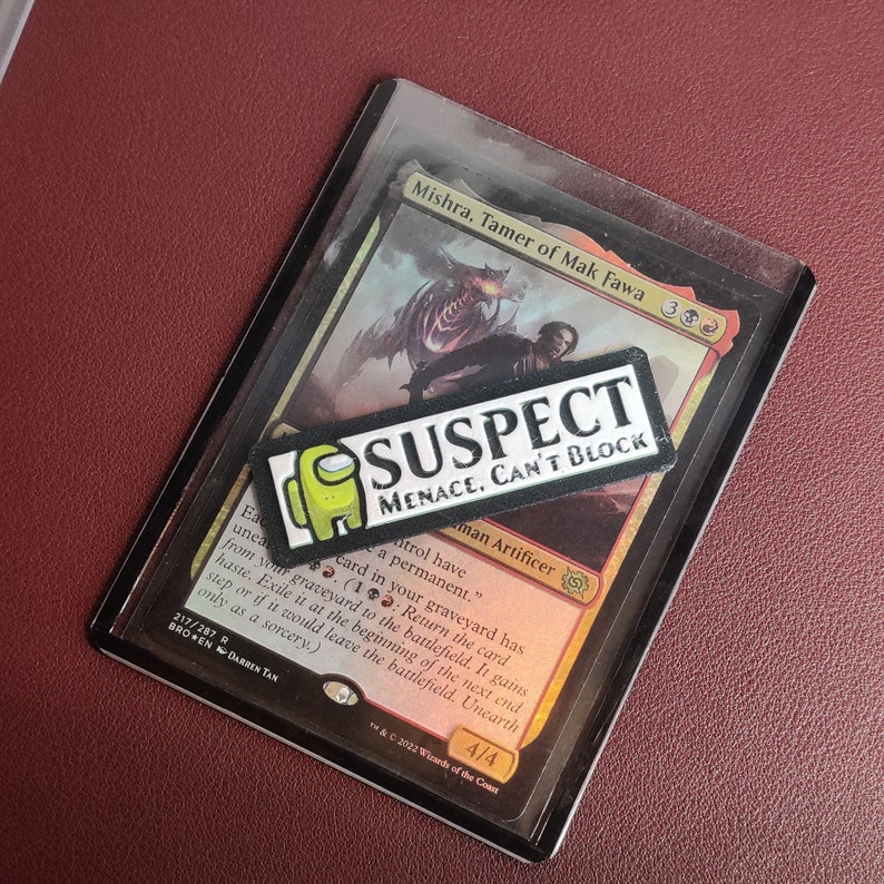 6x SUSPECT Token to Assist Your "impulsive Accusing" for Your Magic the ...