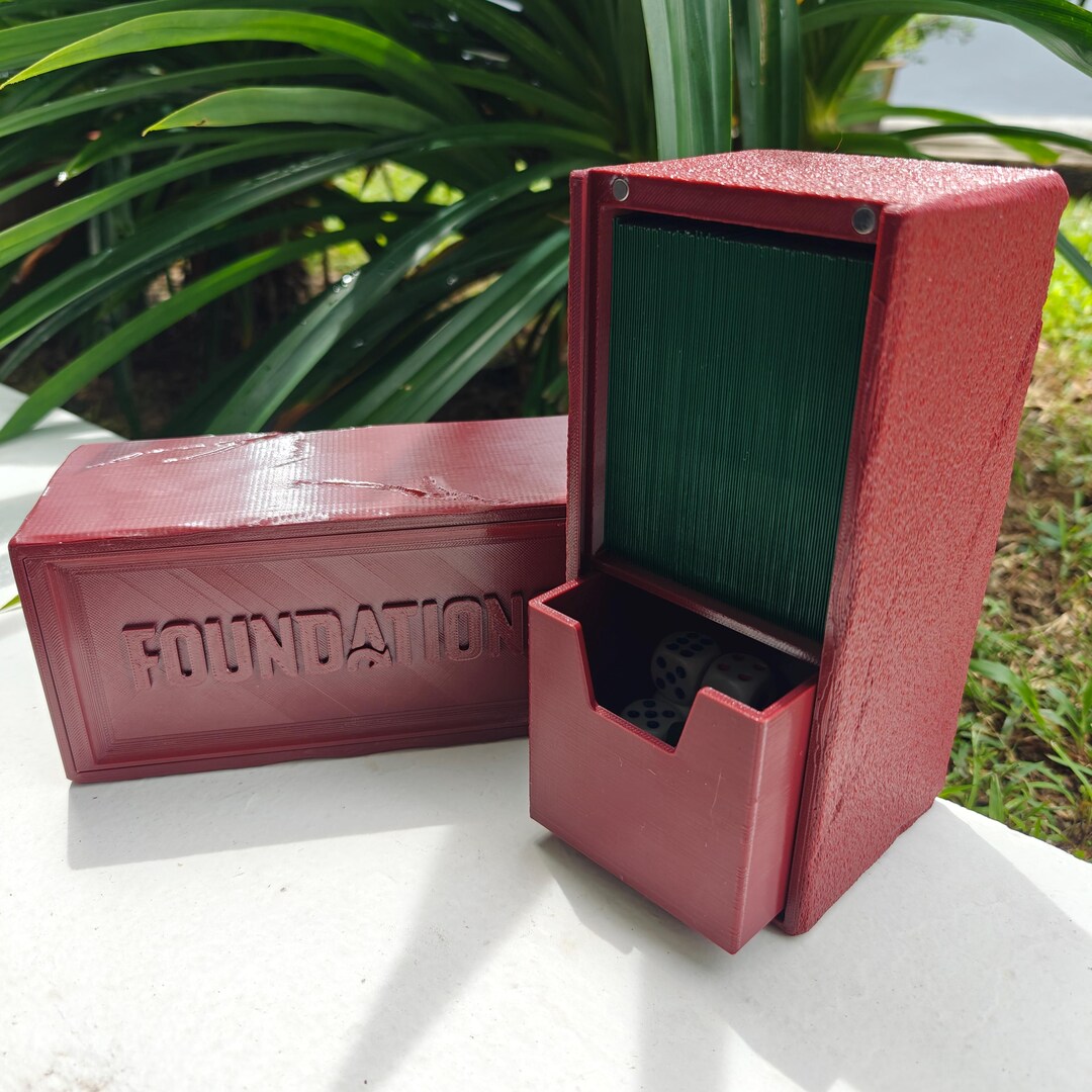 Brick Textured Deck Box (logo Optional) - MTG EDH Textured 3D Printed ...