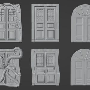 Arched Door Tokens & Tracker for Duskmourn for MTG EDH Commander ...