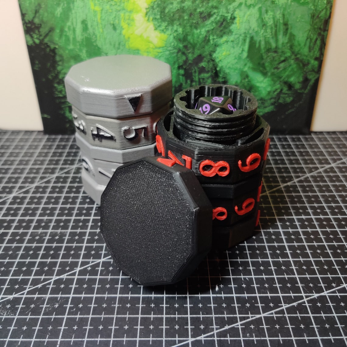 Tabletop Life, Health Points, Etc. Tracker/counter and Dice Storage for ...