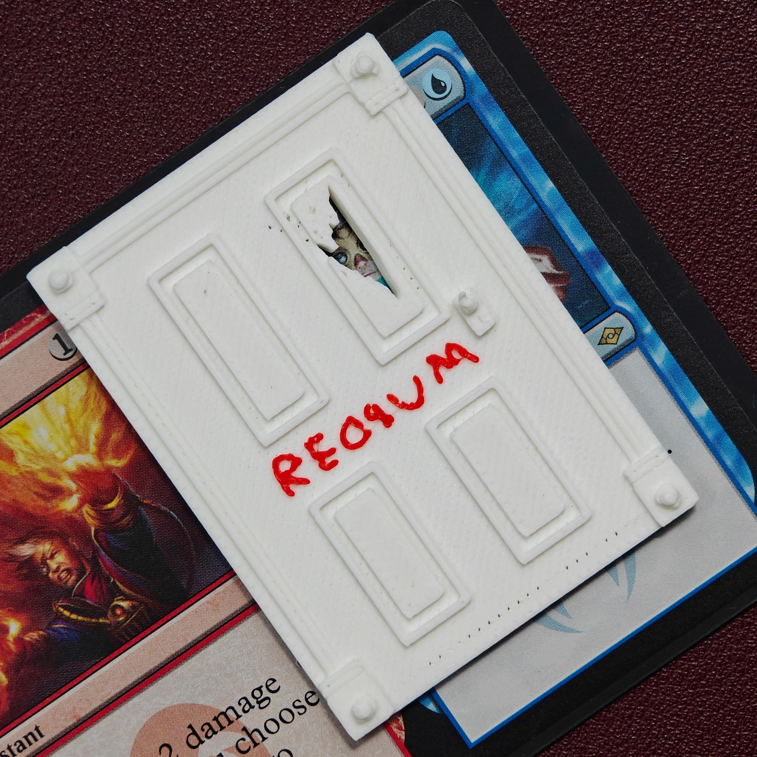 Here's JOHNNY!!! Door Tokens & Counter for Duskmourn for Mtg Edh ...