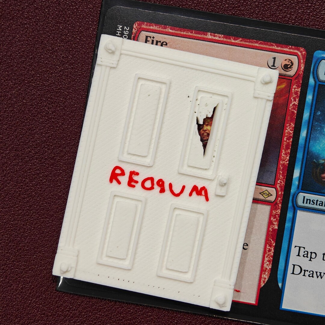 Here's JOHNNY!!! Door Tokens & Counter for Duskmourn for Mtg Edh ...