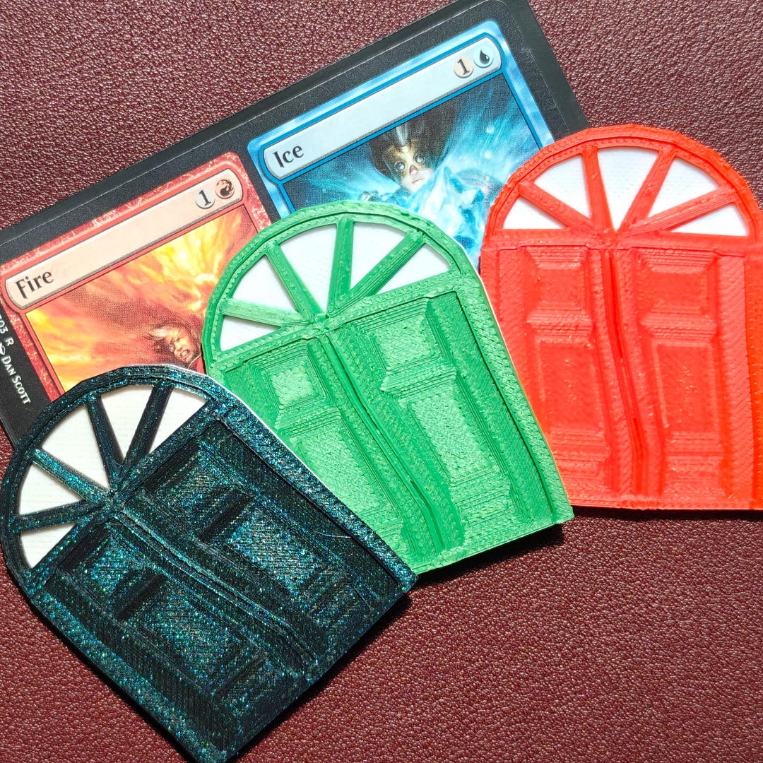 Warped Arched Door Tokens & Tracker for Duskmourn for MTG EDH Commander ...