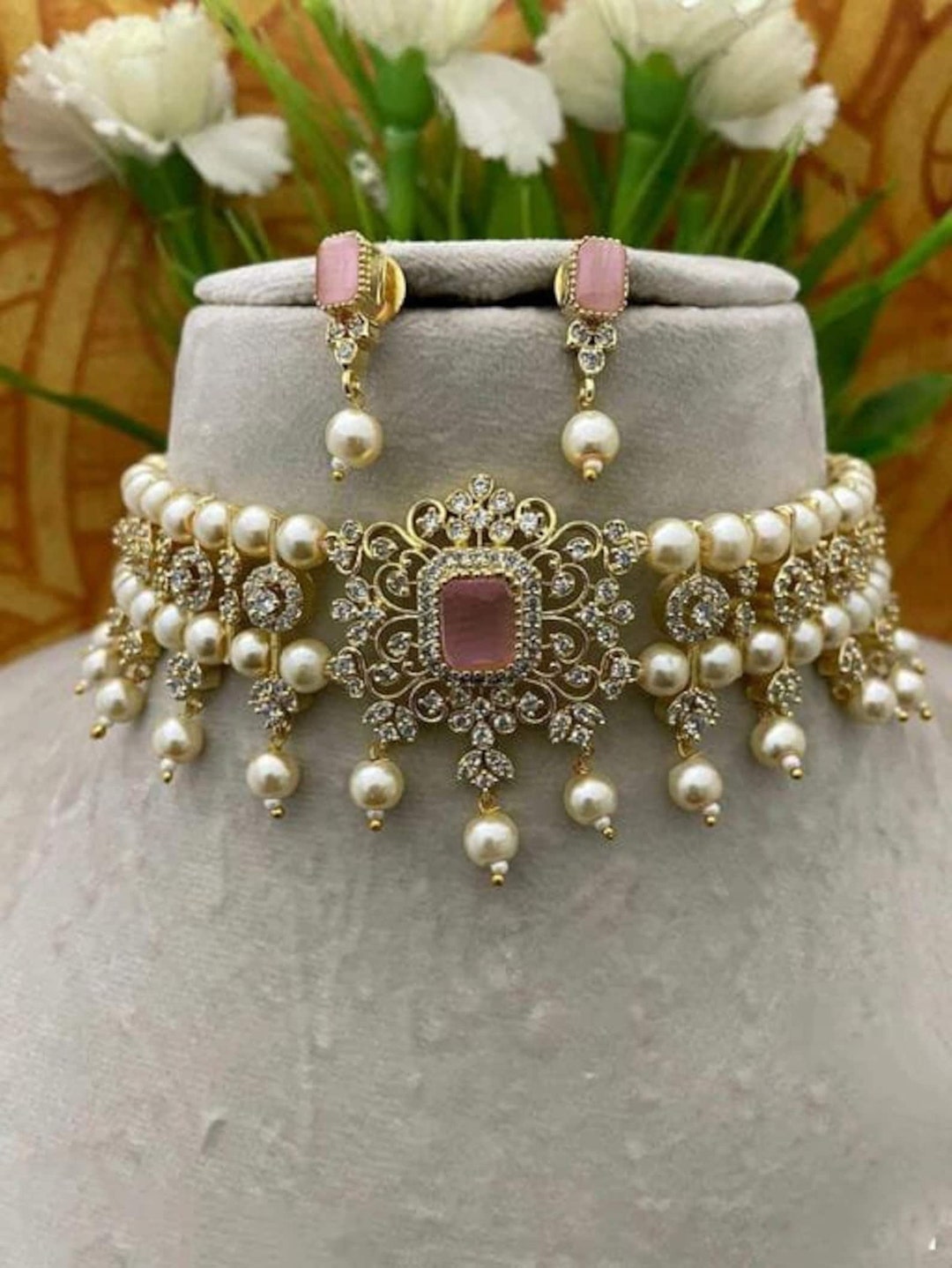Sabyasachi Inspired Designer Kundan Set, Multi Kundan Neckless, Kundan ...