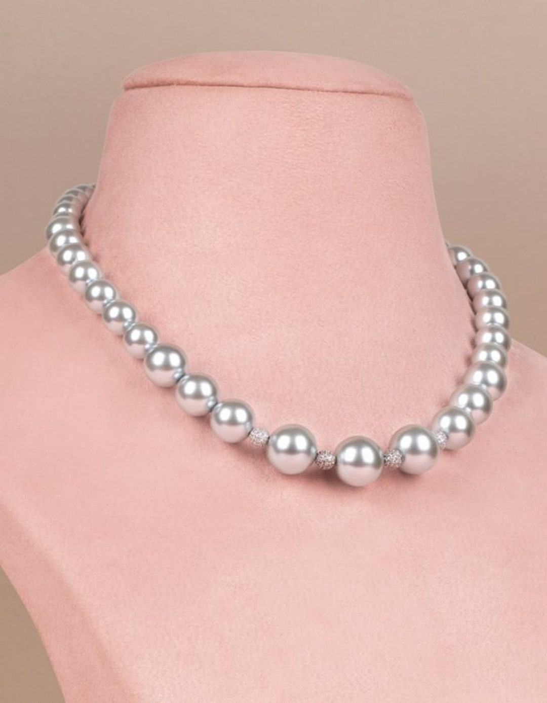 Long Pearl Necklace Set Indian Necklace Gold Necklace Set Statement