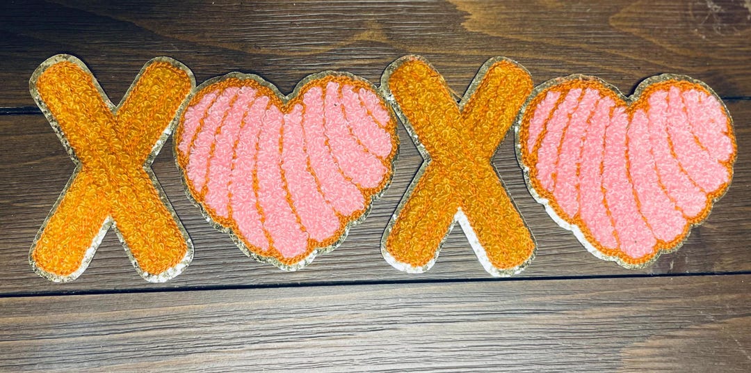 Churros and Concha XOXO Chenille Patch, XOXO Patch, Mother’s Day Gift, Sweatshirt/t-shirts ...