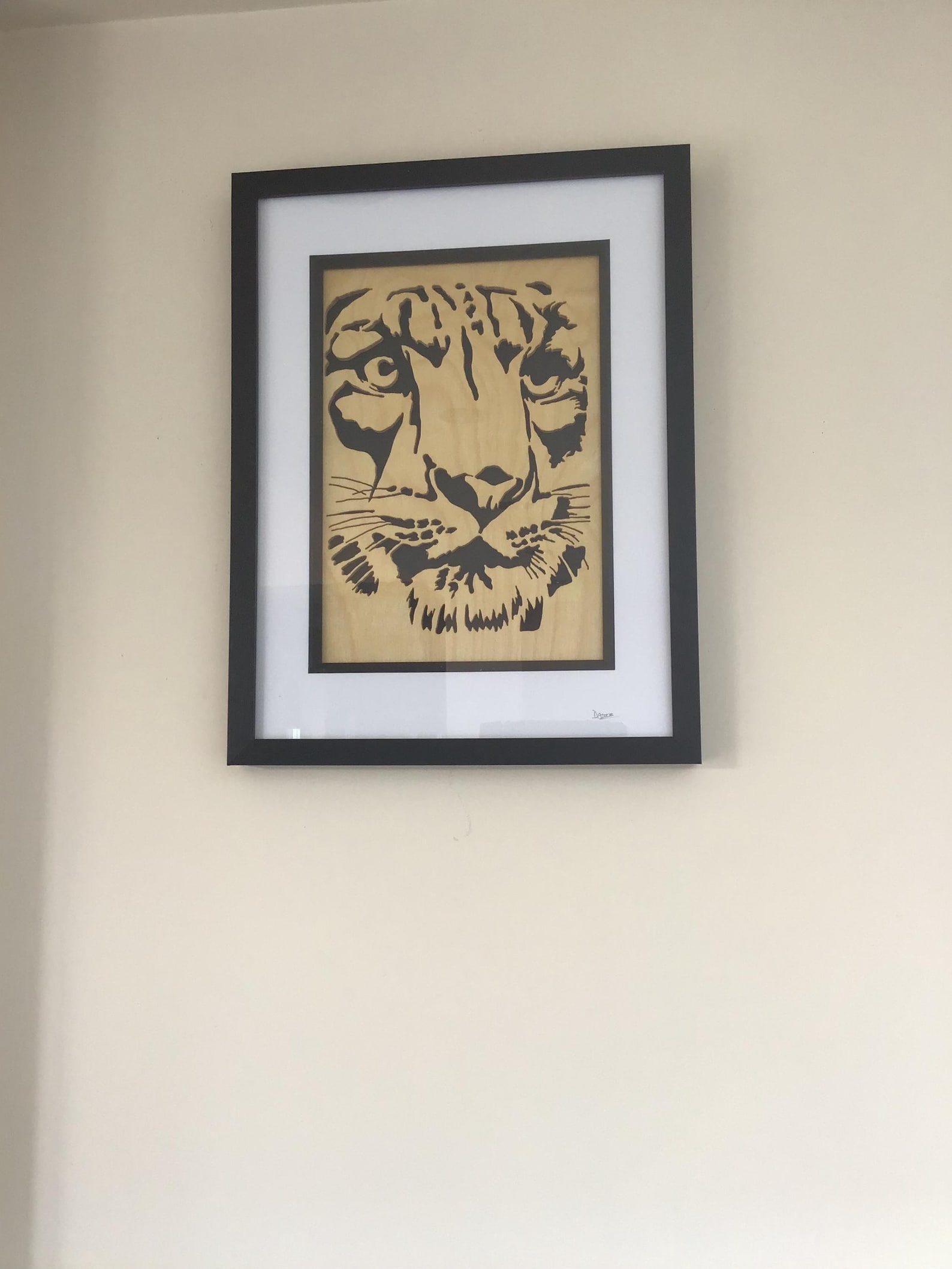 Handmade Wooden Scroll Saw Portrait (lioness)framed - Etsy
