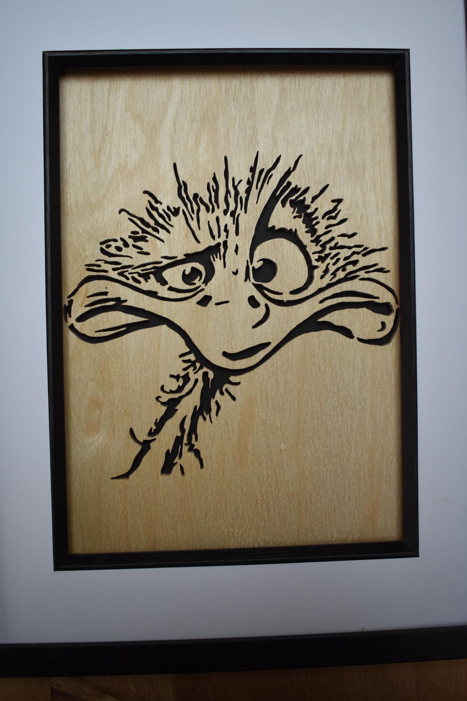 Handmade Wooden Scroll Saw Portrait(funny Emu 2)framed - Etsy