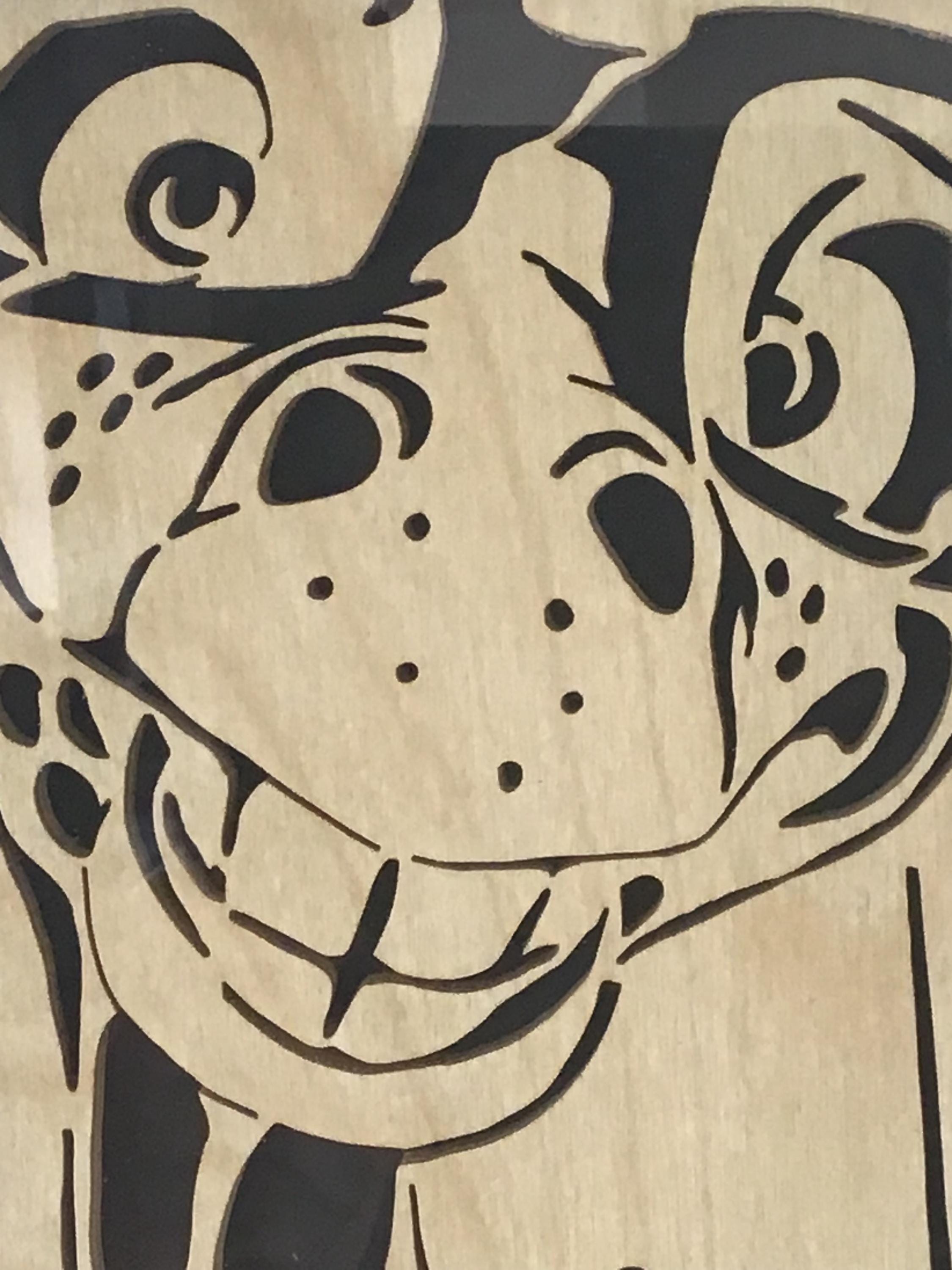 Handmade Wooden Scroll Saw Portrait (funny Giraffe )framed - Etsy