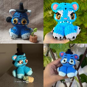 Blue Tiger- PDF Crochet Pattern - Etsy