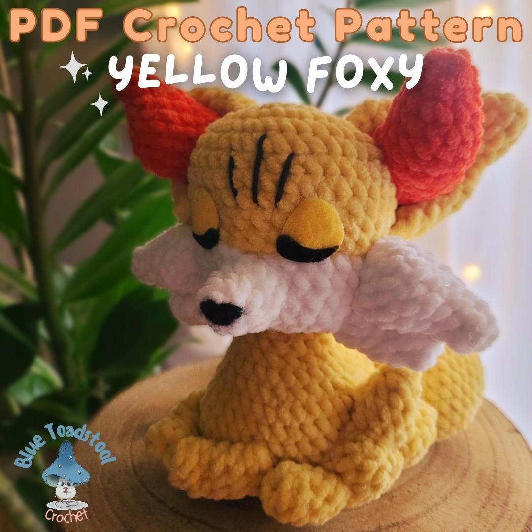 Yellow Foxy - PDF Crochet Pattern - Etsy