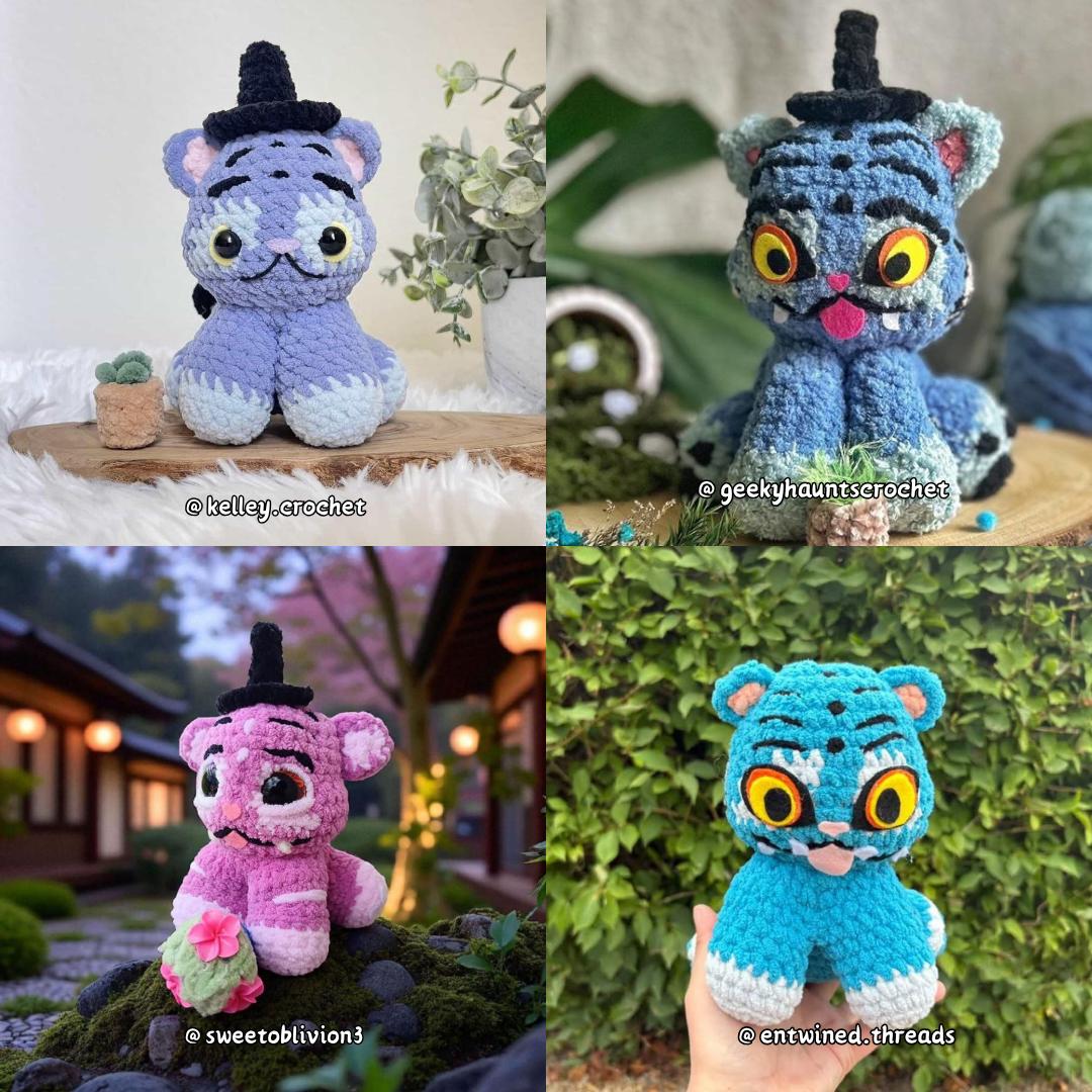 Blue Tiger- PDF Crochet Pattern - Etsy