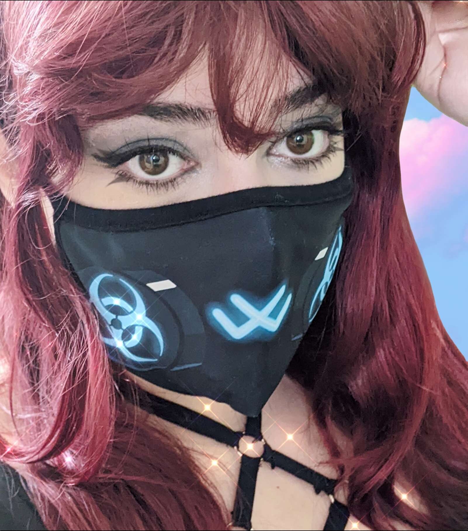 Bio Bunny Mask | Cyberpunk Mask | Cute Mask | Rave Mask | Gas Mask ...