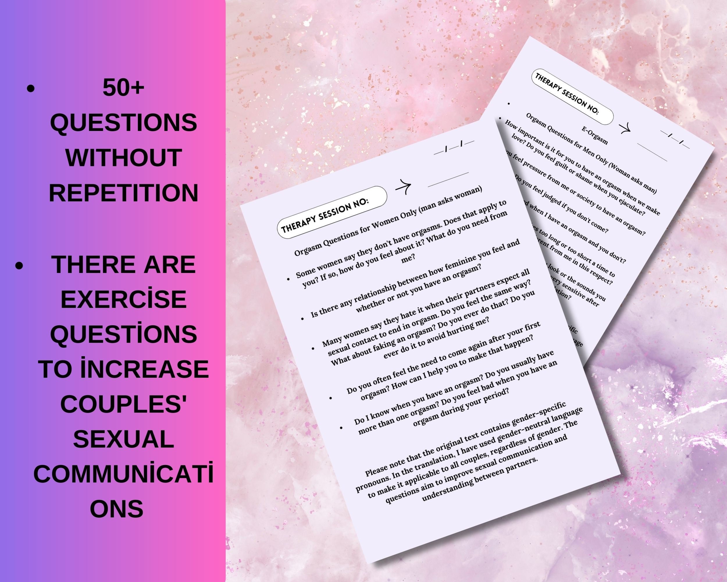 Sex Therapy Exercises For Improved Sexual Communication Enhancing