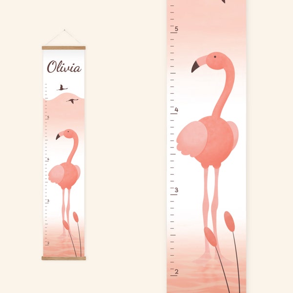 Flamingo Height Chart for Kids - Etsy