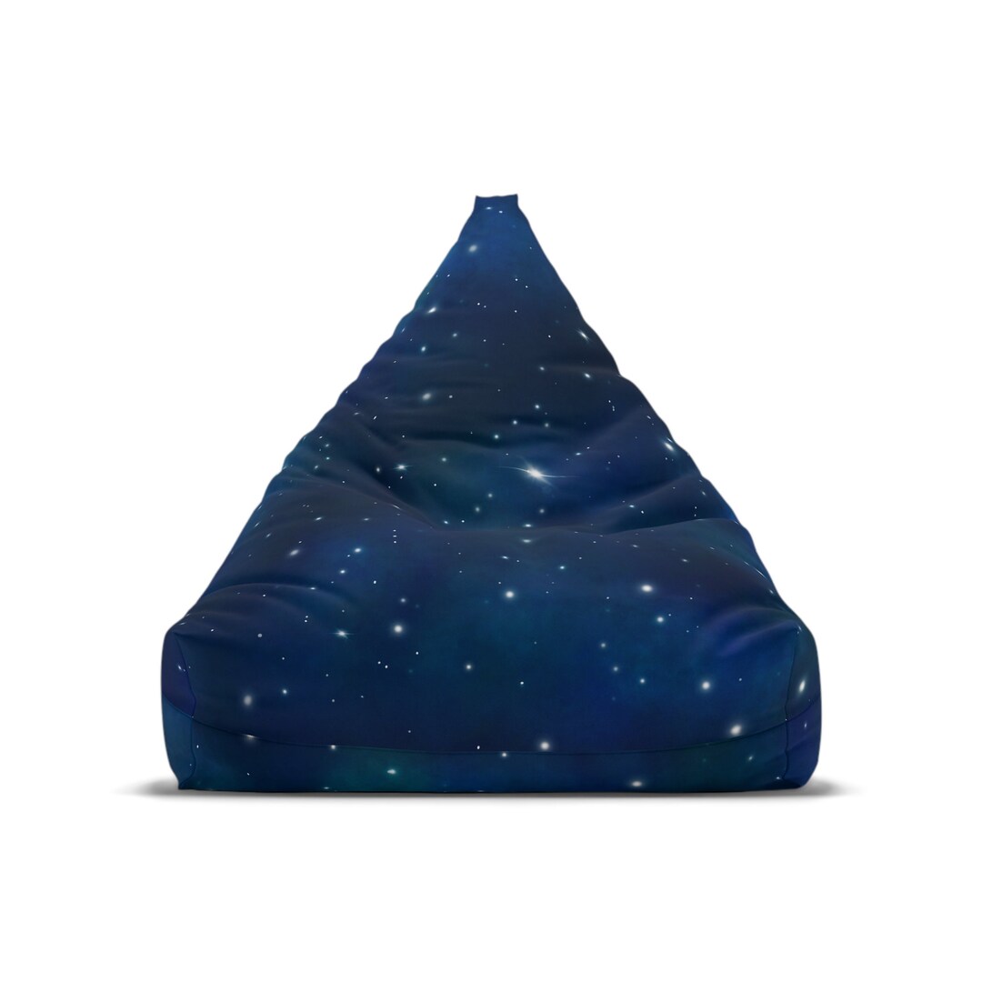Blue Outer Space Bean Bag Chair Cover Kids Room Decor - Etsy
