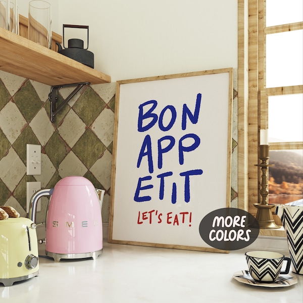 Bon Appetit Printable - Etsy