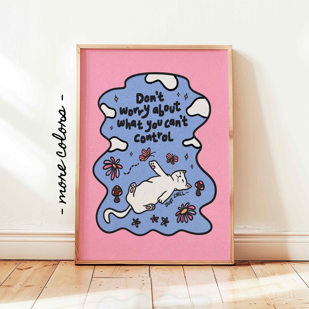 Don't Worry Print, Positive Affirmations Poster, Kids Motivational ...