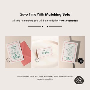 Hand Drawn Save the Date Template, Whimsical Hand Written Invitation ...