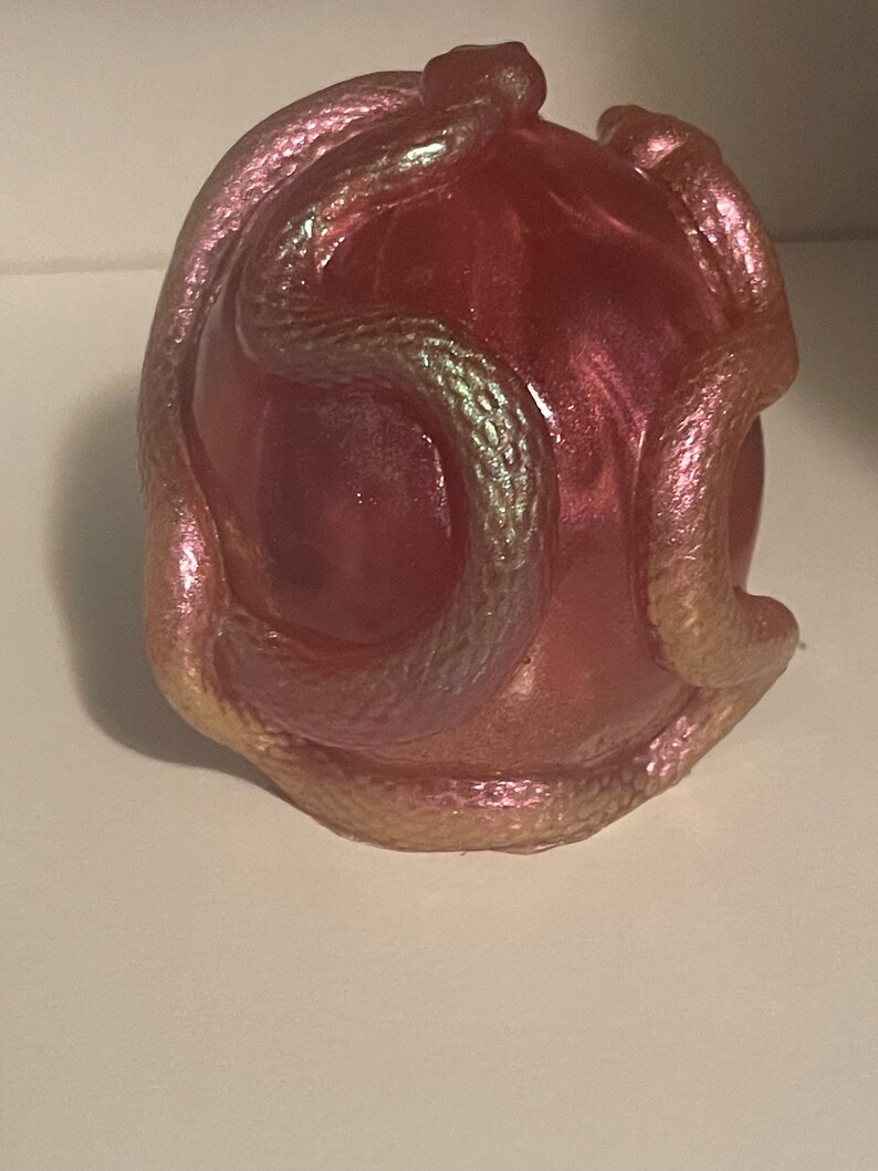 Pink and Purple Skullwith Two Snakes Pink and Gold Holographic Snakes ...