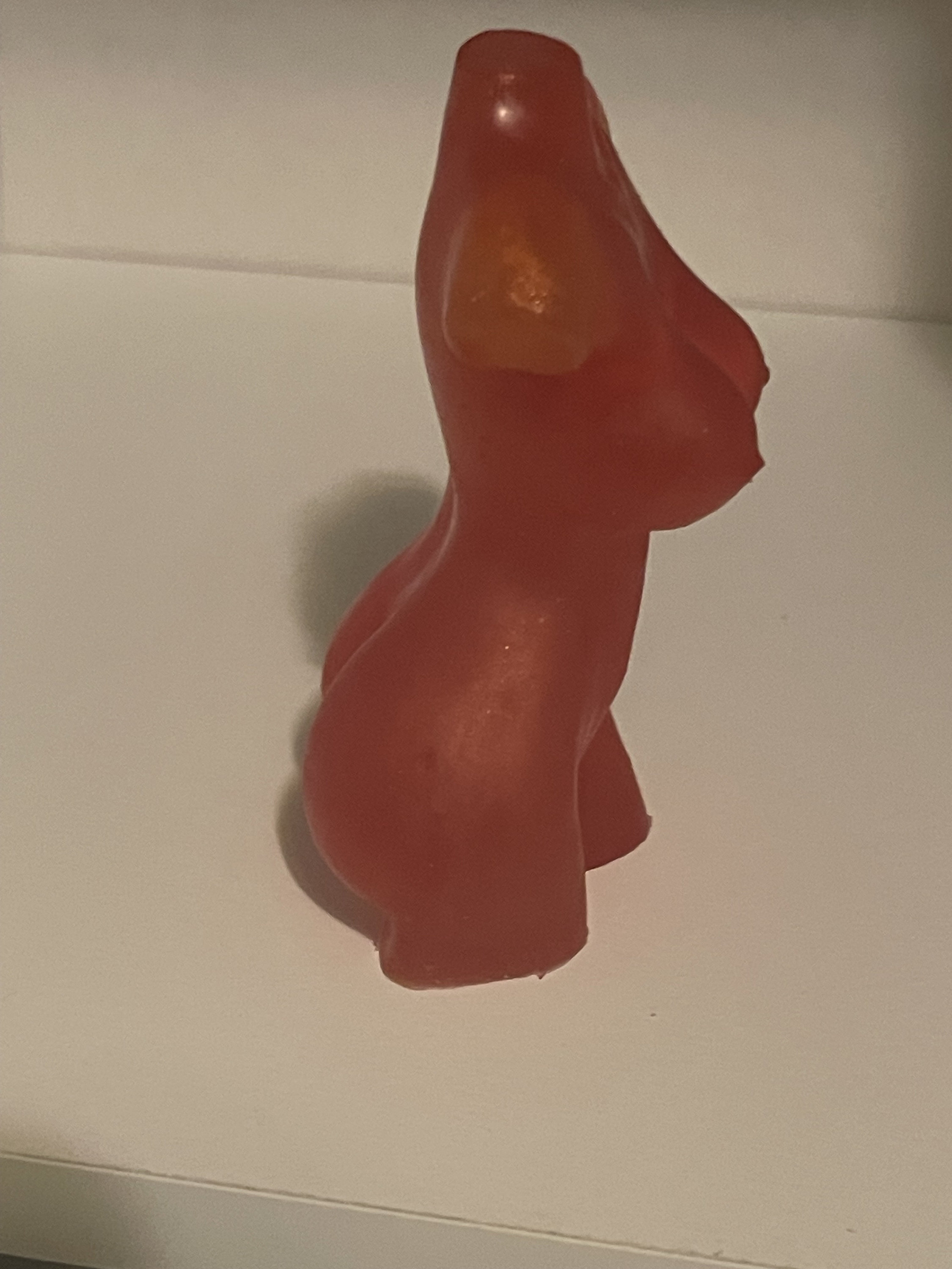 Red and Orange Lady Bust Paperweight Figuring Knick Knacks Collectible - Etsy